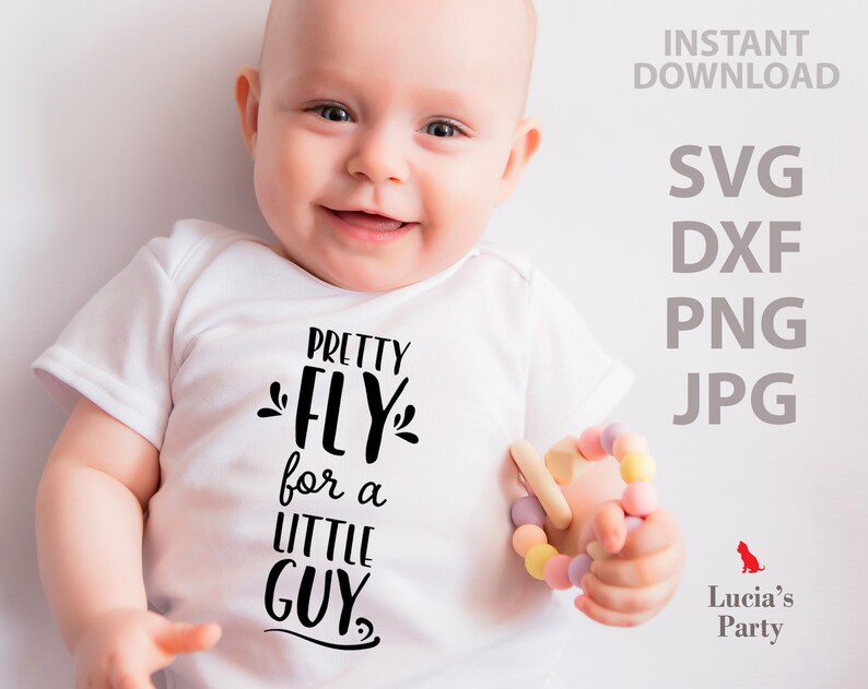 Pretty Fly for a Little Guy Svg Toddler Tshirt Svg Baby Boy - Etsy