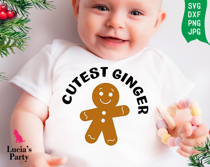 Cutest Ginger SVG Gingerbread Man Svg Ginger SVG - Etsy
