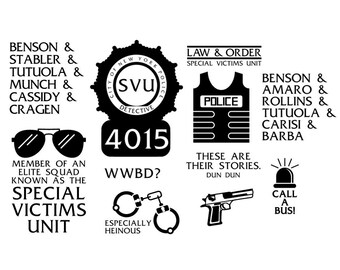 Law and Order Svu Svg - Etsy UK