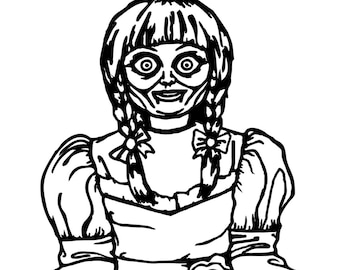 Annabelle Doll Svg | Etsy India