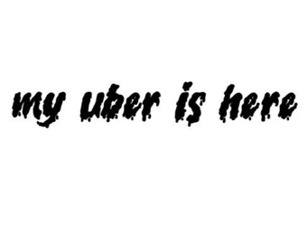 Uber Decal - Etsy
