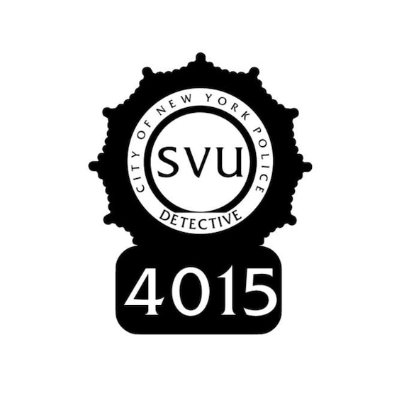 Law & Order: SVU Detective Badge Decal | Etsy