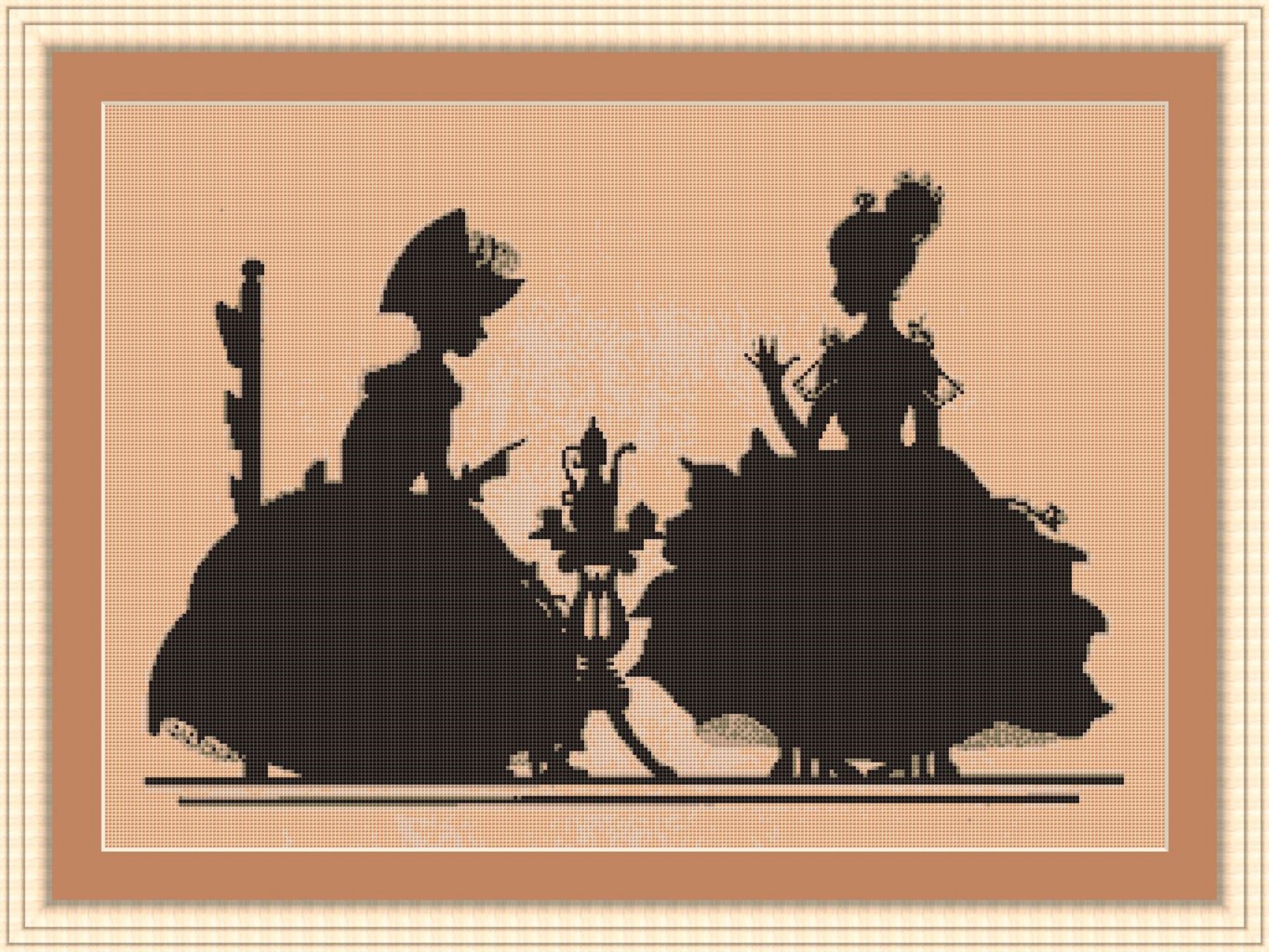 Afternoon Tea Cross Stitch Pattern PDF Down Load 034 - Etsy