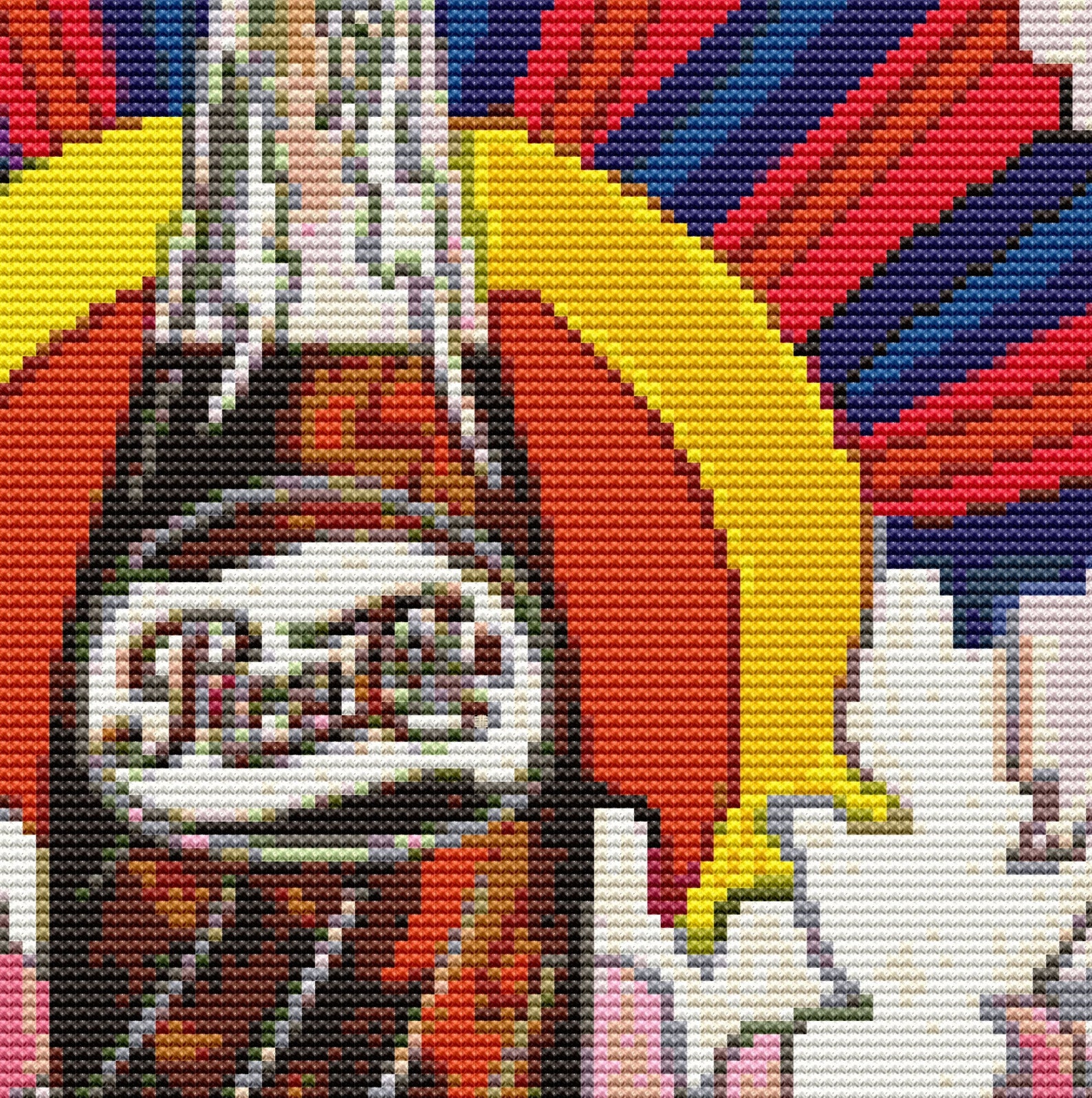 Pepsi Vintage poster Cross stitch Pattern PDF down load 339 | Etsy