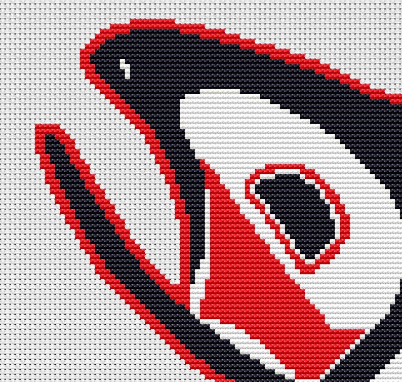 Easy NW Native Art Salmon Counted Cross Stitch Pattern Chart PDF Down ...