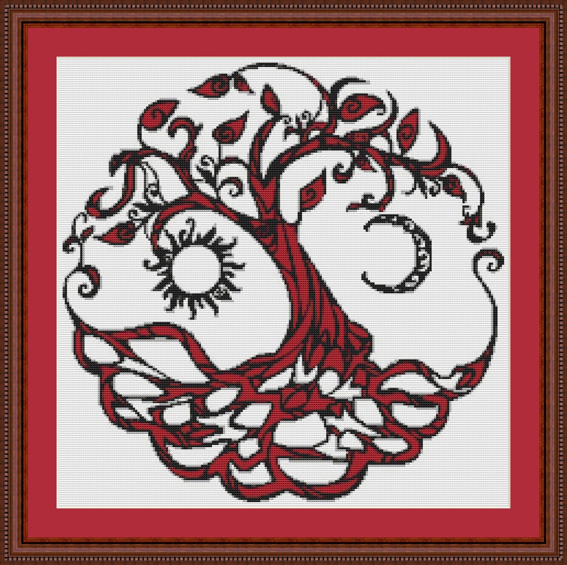 Tree of Life Counted Cross Stitch PDF Digital Down Load 283 - Etsy
