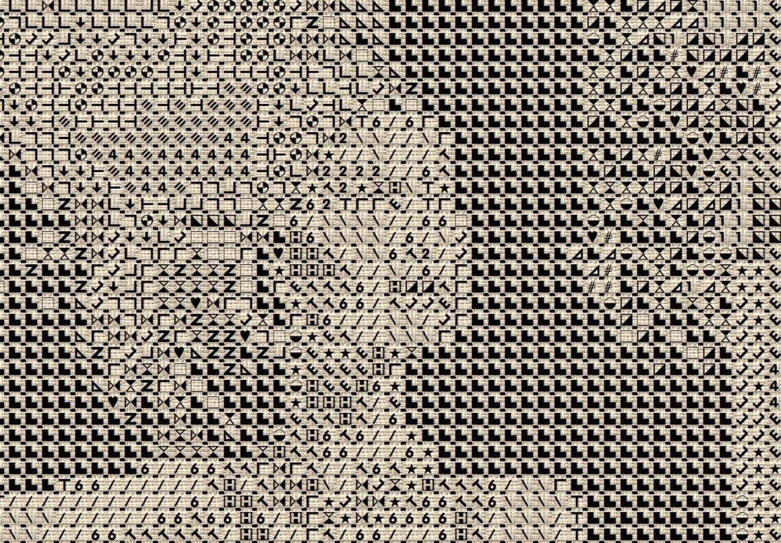 Fashionable Deco Flapper Lady Counted Cross Stitch Pattern PDF Down ...