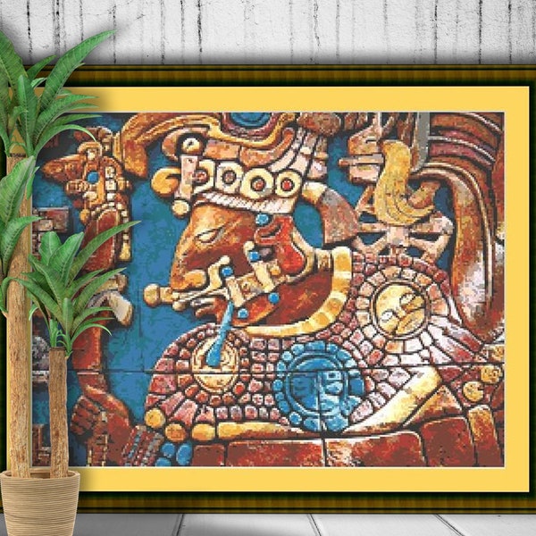 Aztec Cross Stitch - Etsy
