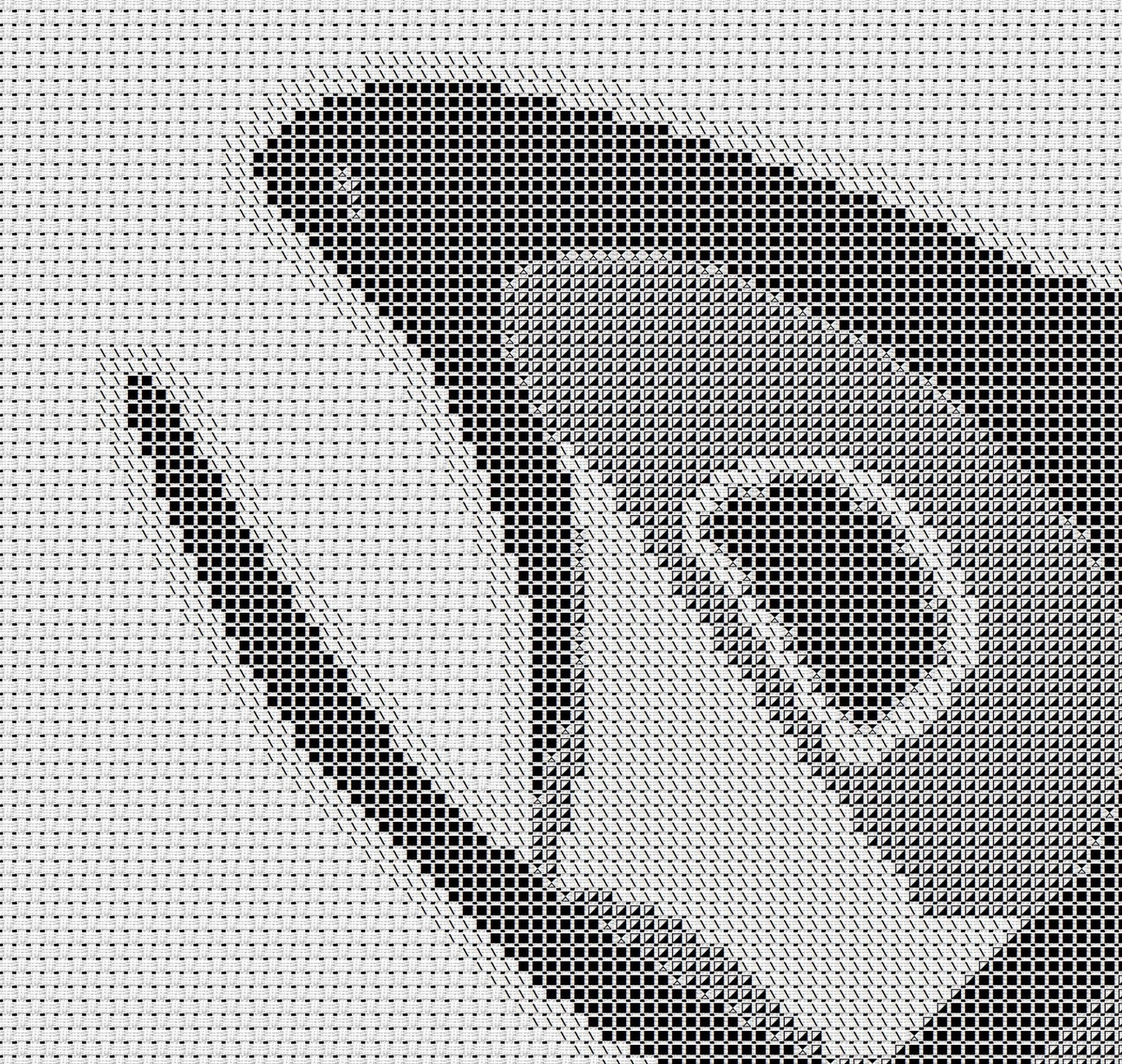 Easy NW Native Art Salmon Counted Cross Stitch Pattern Chart PDF Down ...