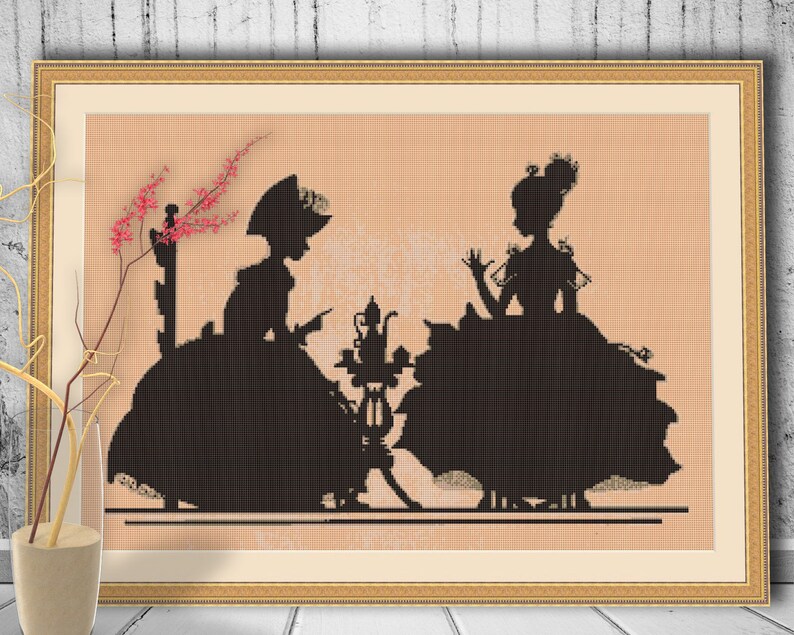 Afternoon Tea Cross Stitch Pattern PDF Down Load 034 - Etsy