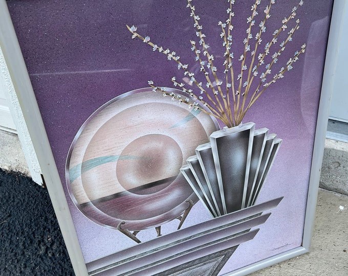 Vintage 80s RARE Coopersmith Art Print. Framed - Etsy