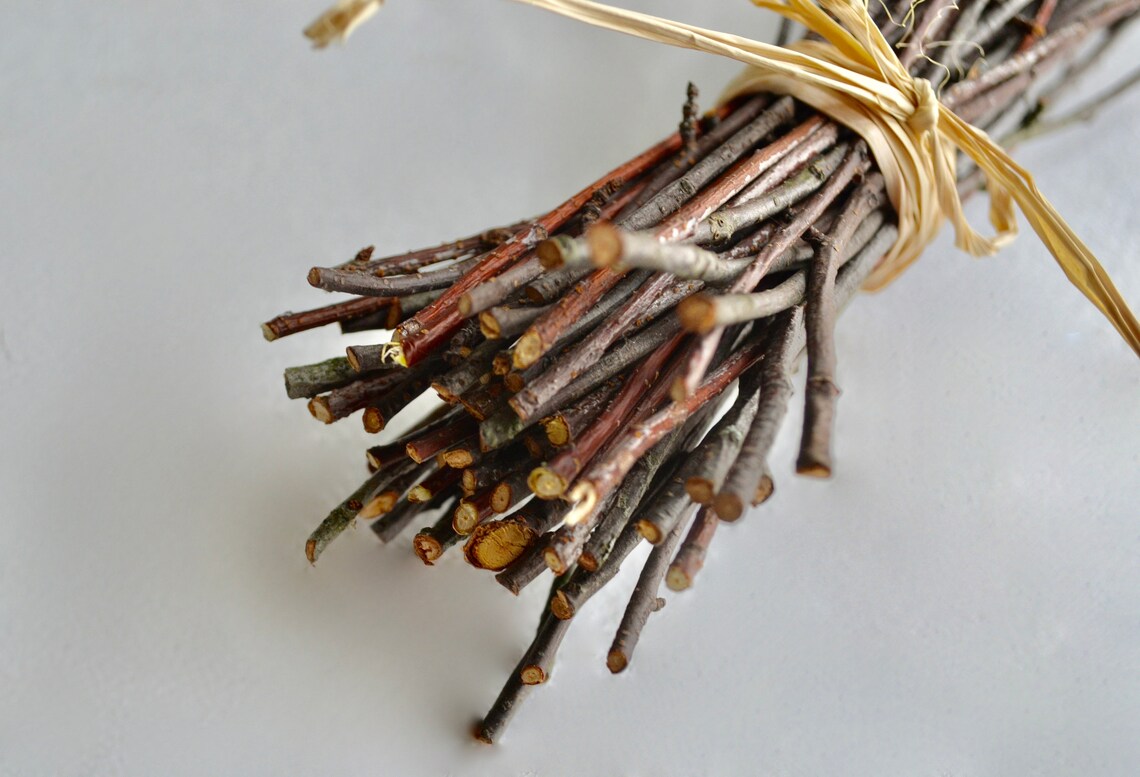 Cherry Wood Twigs ~twig Bundle ~ Cherry Wood Branch ~ Fall Decor ~ Fall ...