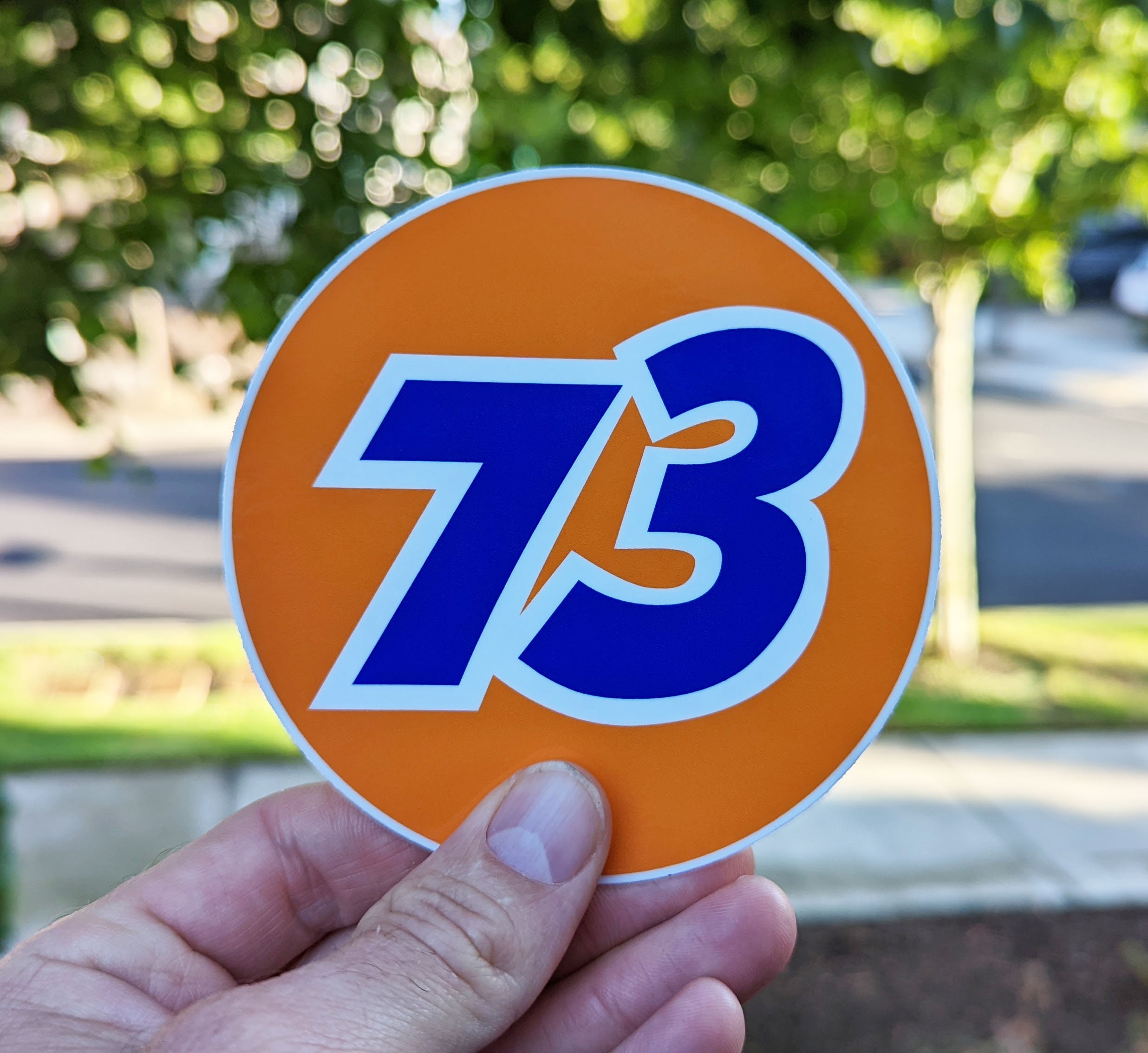 73 Sticker - Etsy