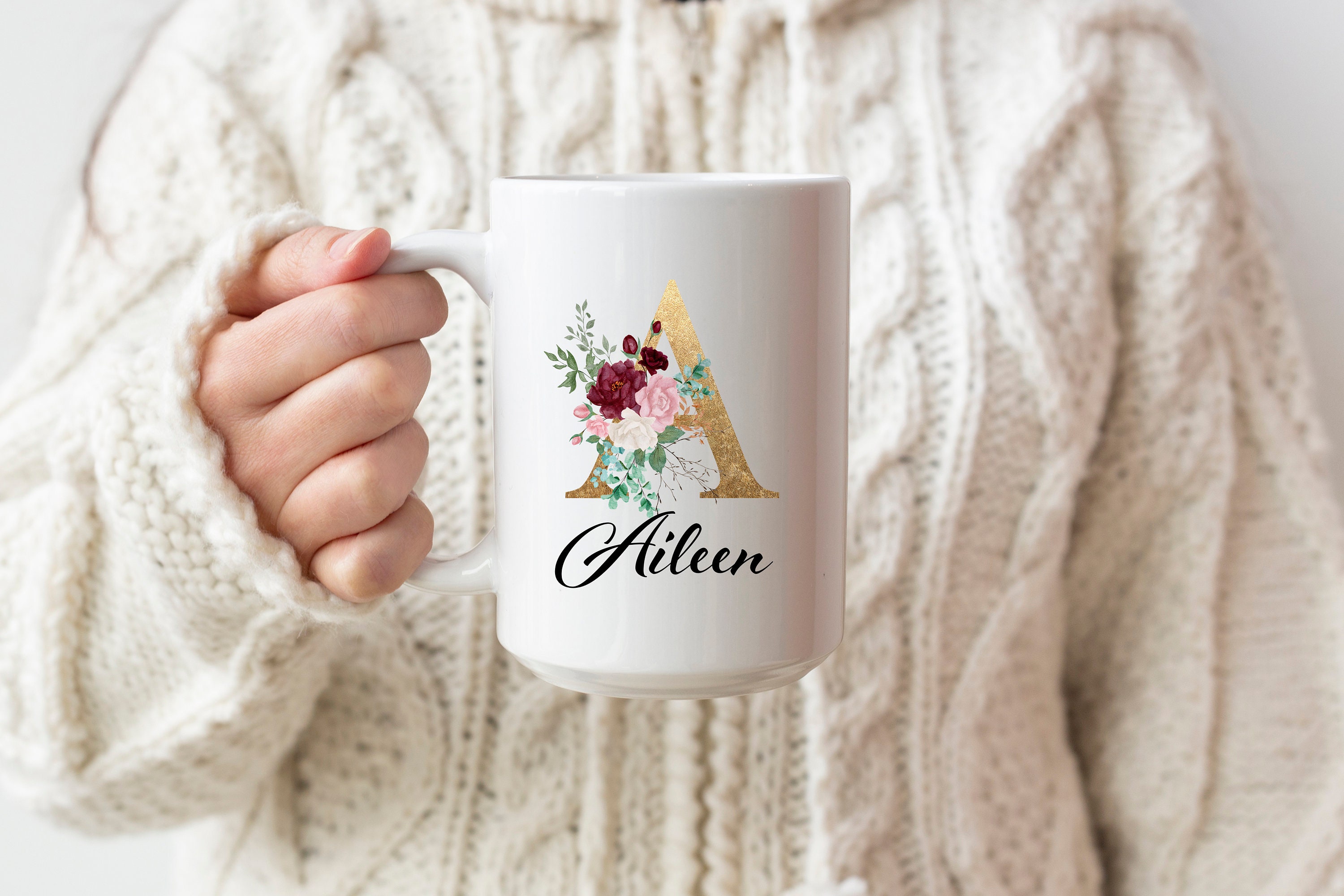 Taza Personalizada Regalo De Taza De Café Regalo De Dama De Etsy España