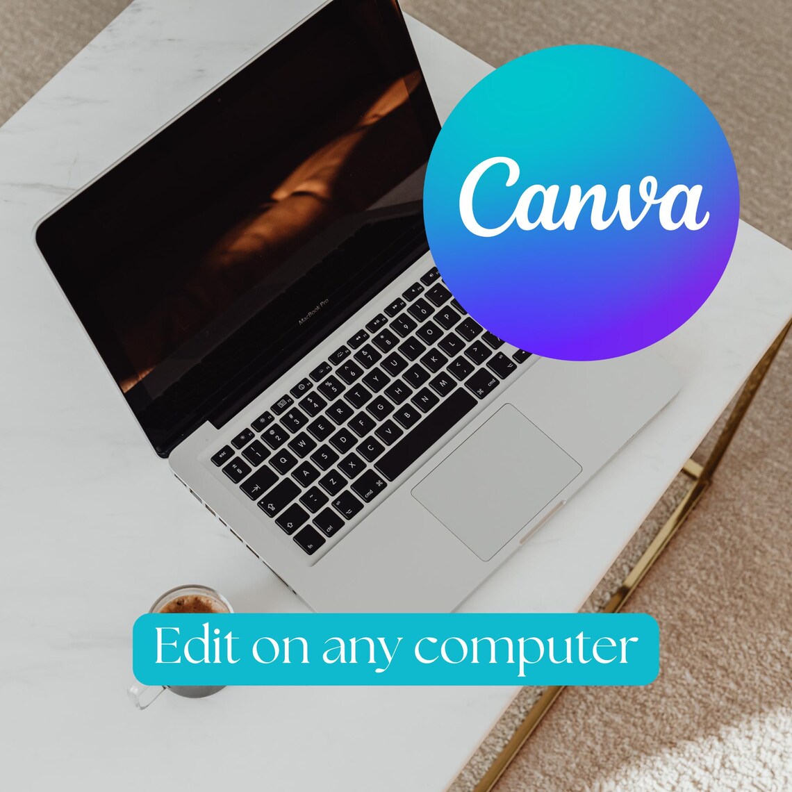 Editable Wedding Invitation Template Set | Rustic Minimal Wedding Suite ...