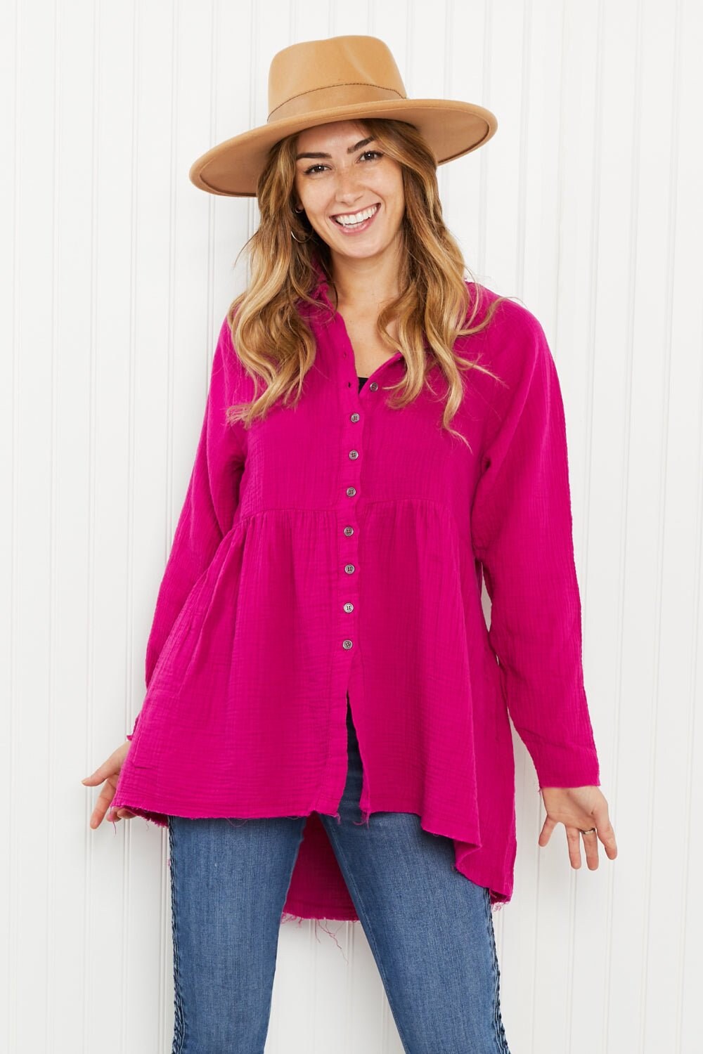 Cotton Tunic Button - Etsy