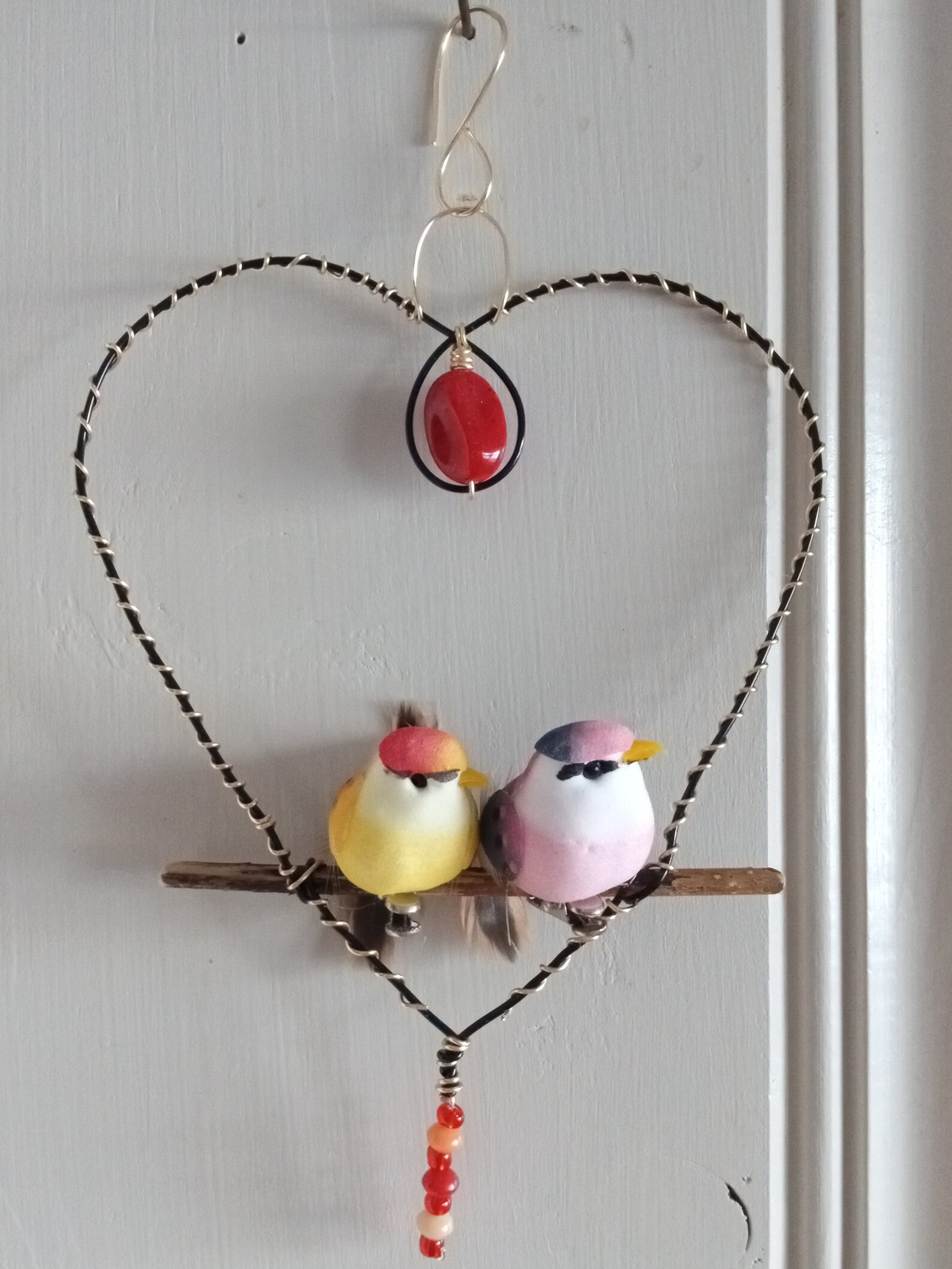 Hummingbird Swing Handmade Bird Perch Bird Lovers Gift Rustic Decor ...