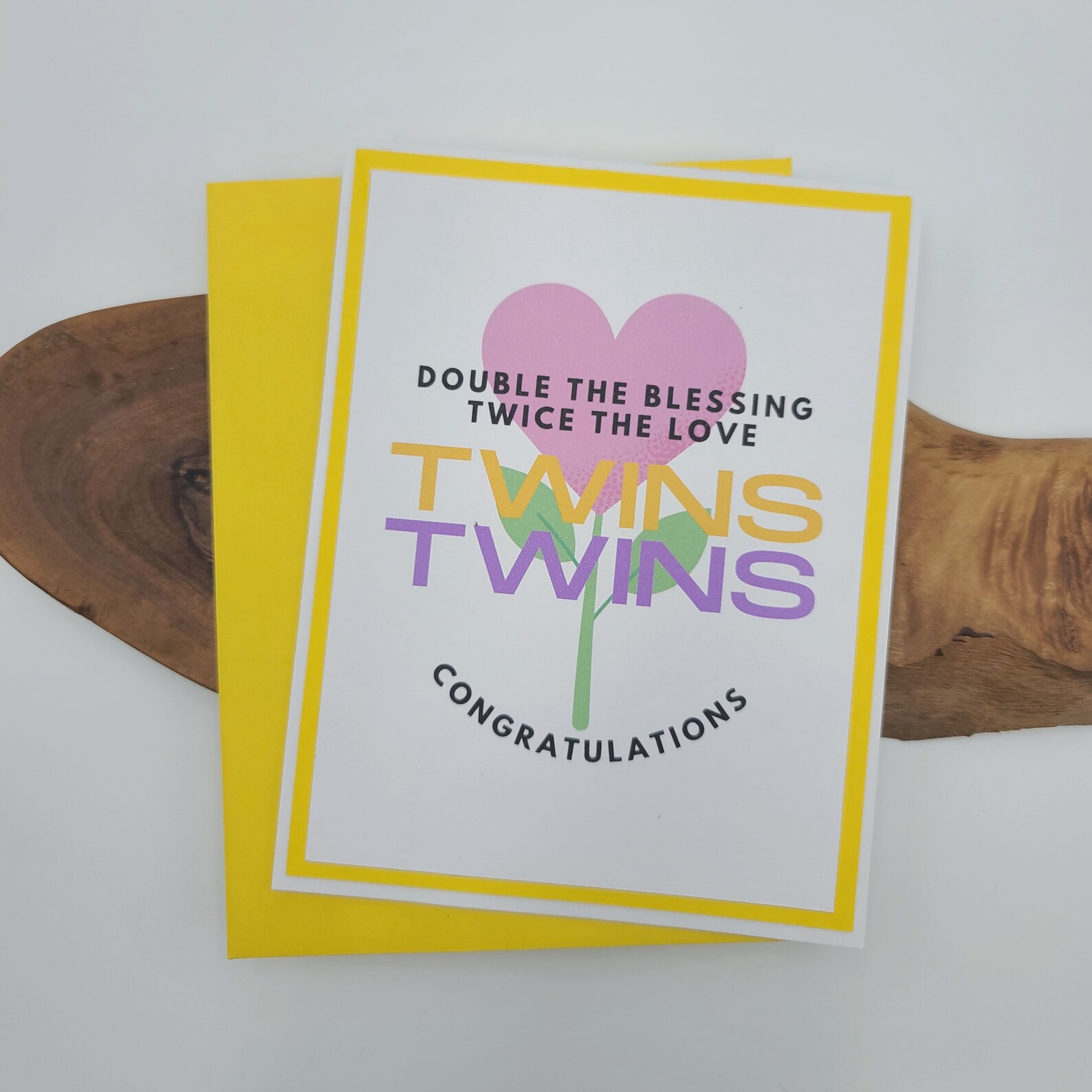 Expecting Twins Card Twins Baby Shower Twins Boys Twin | Etsy