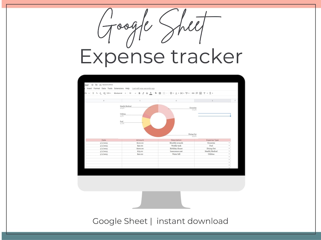 Google Sheets Expense Tracker Spreadsheet Expense Tracker - Etsy Google Sheets Expense Tracker Spreadsheet Expense Tracker - Etsy