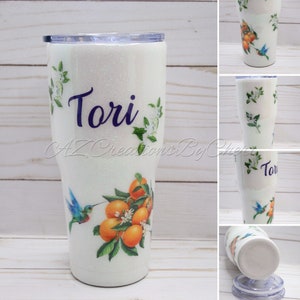 Orange Blossom 30oz Tumbler - Etsy