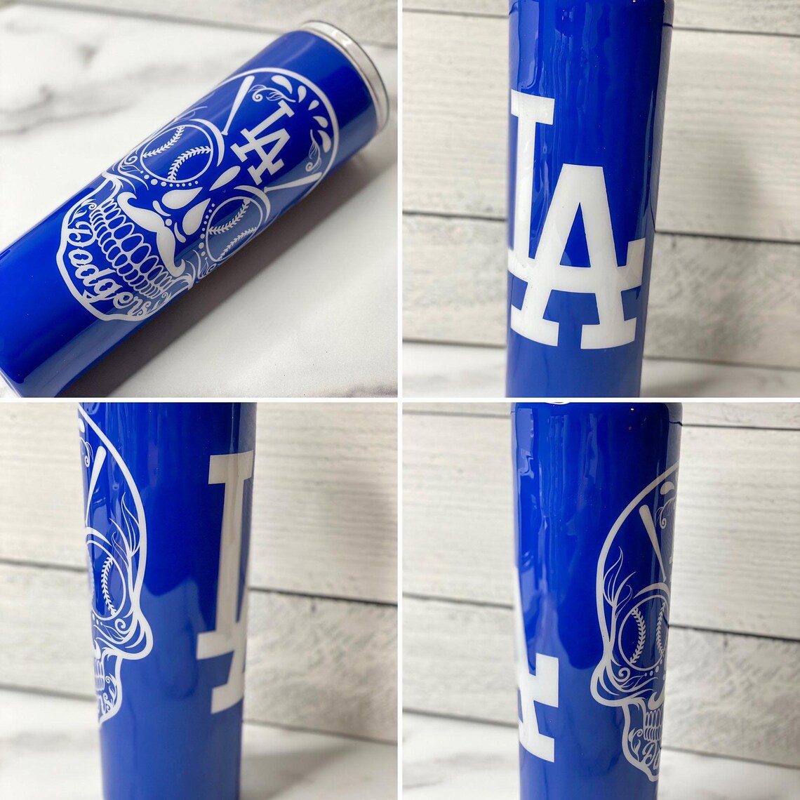 Sugar Skull Dodgers Tumbler - Etsy