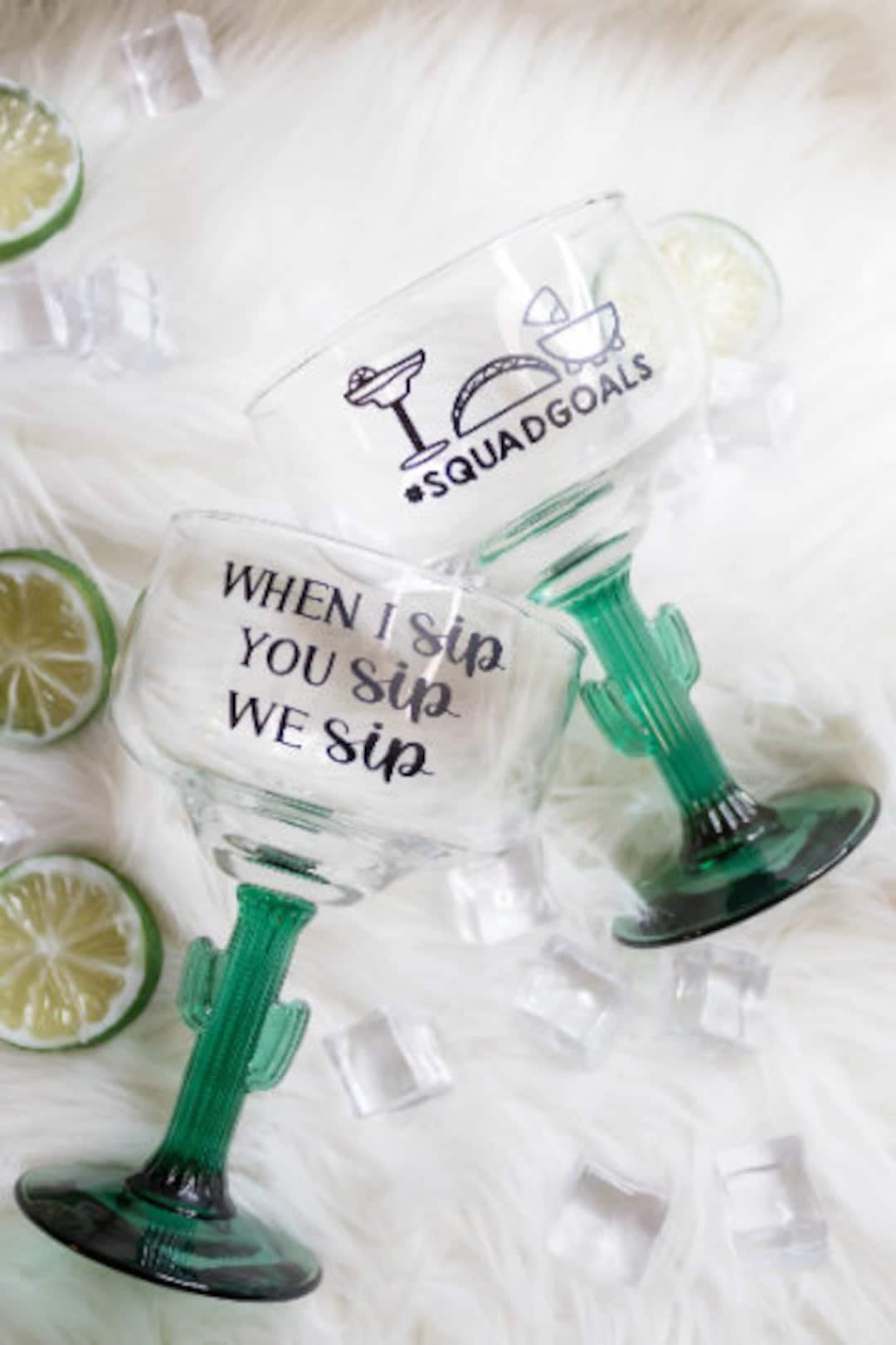 Fun Margarita Glasses - Etsy