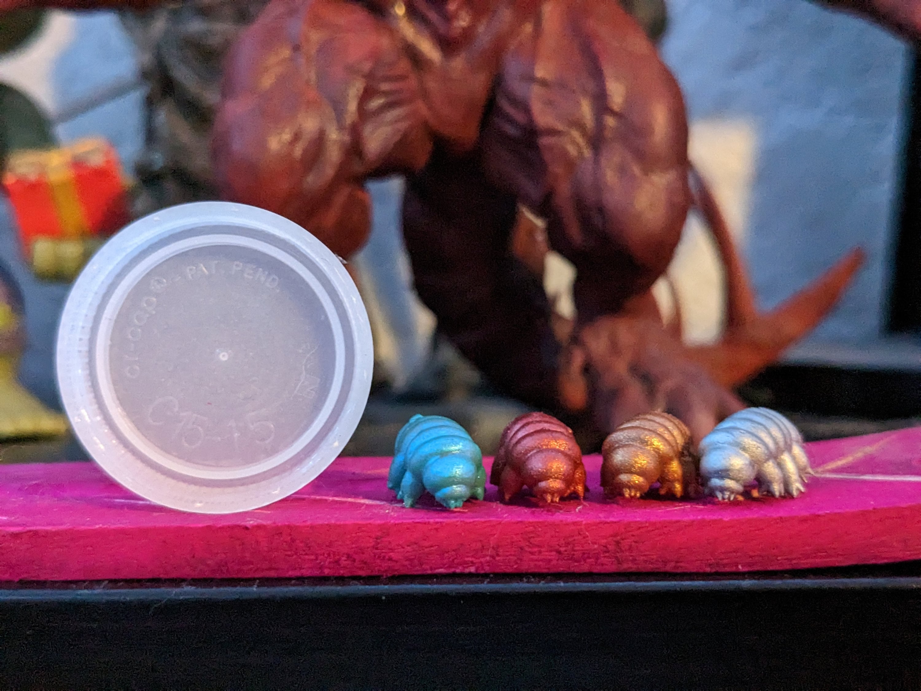 Set of 4 Tiny Water Bears Tardigrade - Etsy