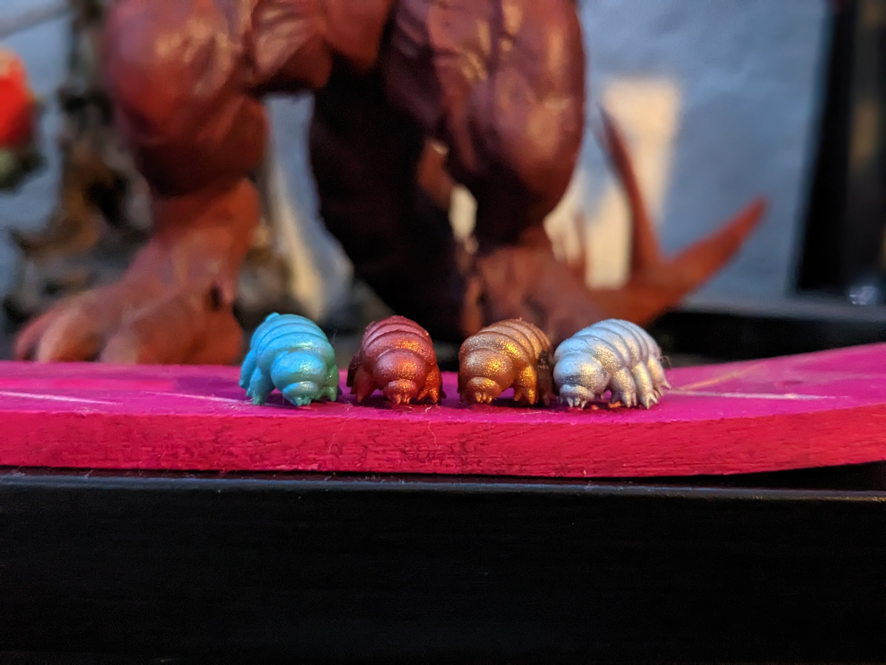 Set of 4 Tiny Water Bears Tardigrade - Etsy