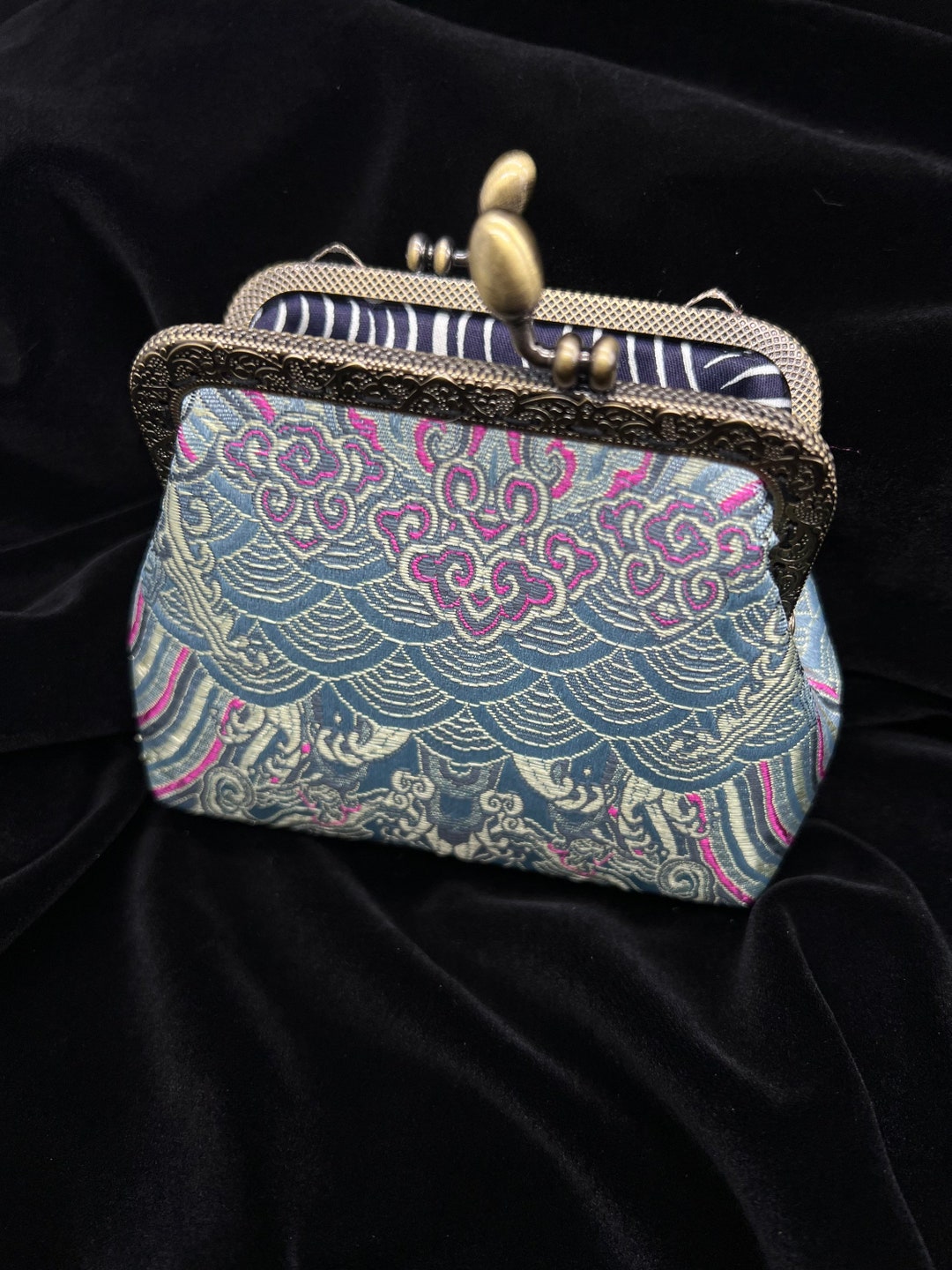 Hand Crafted Embrodiery Chinese Traditional Pattern Purse, Hand Bag ...