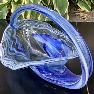 Sooner Glass, Centrepiece, Vintage, Hand Blown, Canadian, Art Glass ...