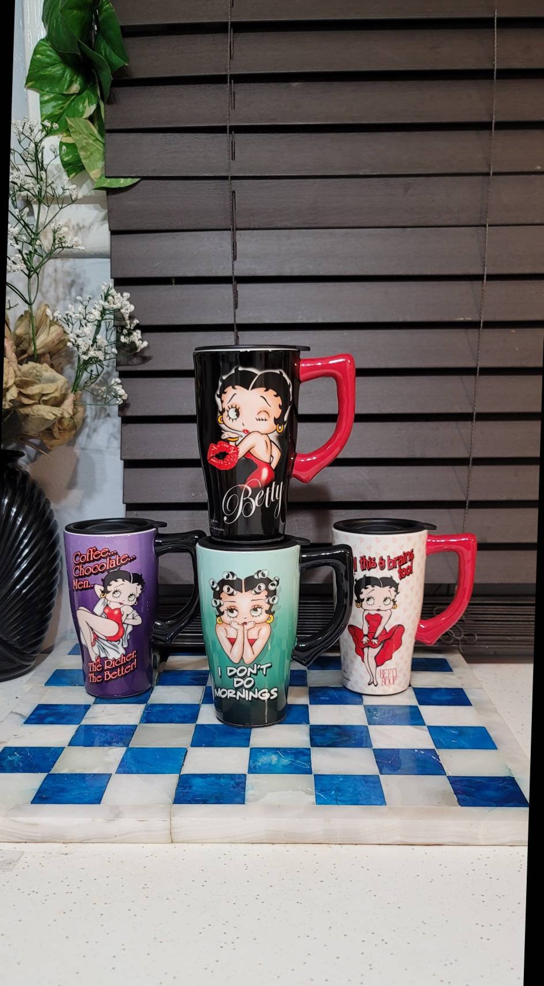 Betty Boop, Vintage Mugs, King Features Sydicate Inc, Coffee, Tea, Mug ...