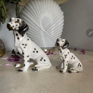 Dalmation Statues, (2pcs), Figurines, Statues, Ceramic , Dogs, Home ...