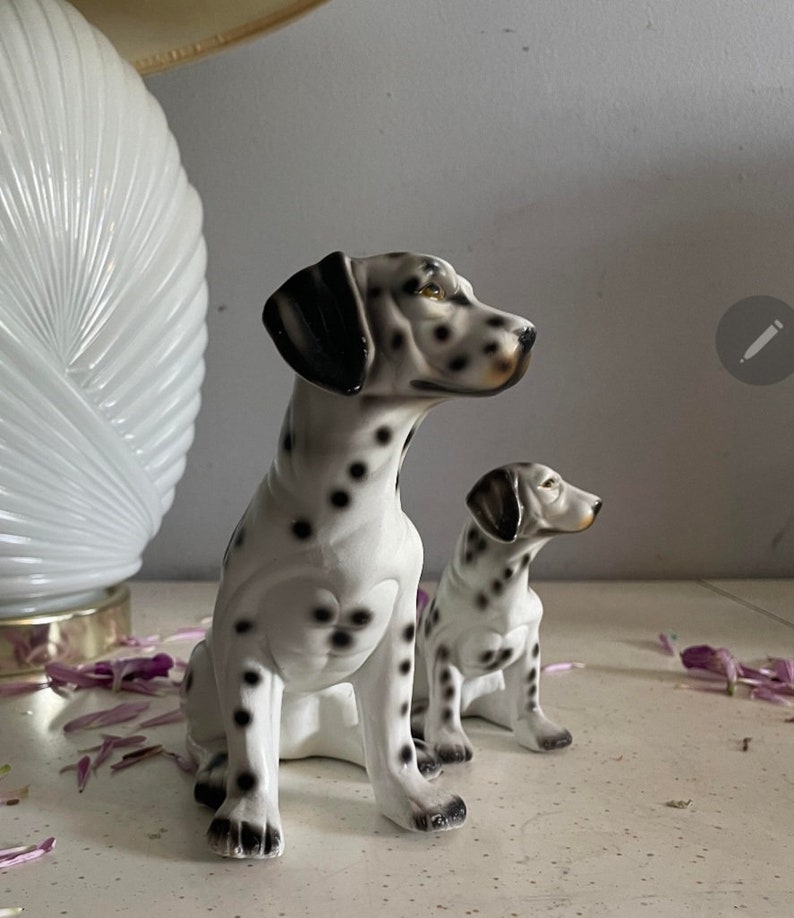 Dalmation Statues, (2pcs), Figurines, Statues, Ceramic , Dogs, Home ...