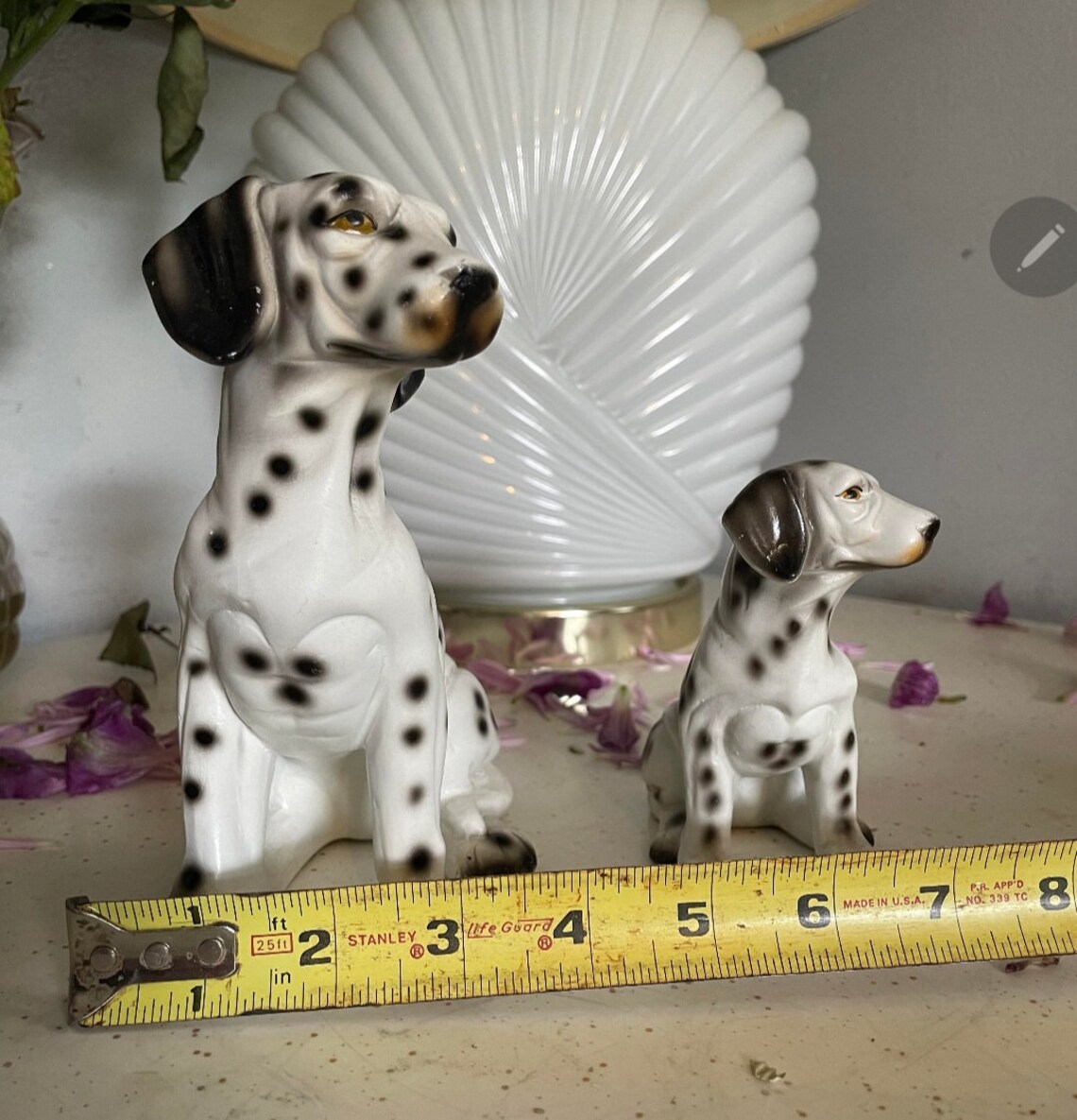 Dalmation Statues, (2pcs), Figurines, Statues, Ceramic , Dogs, Home ...