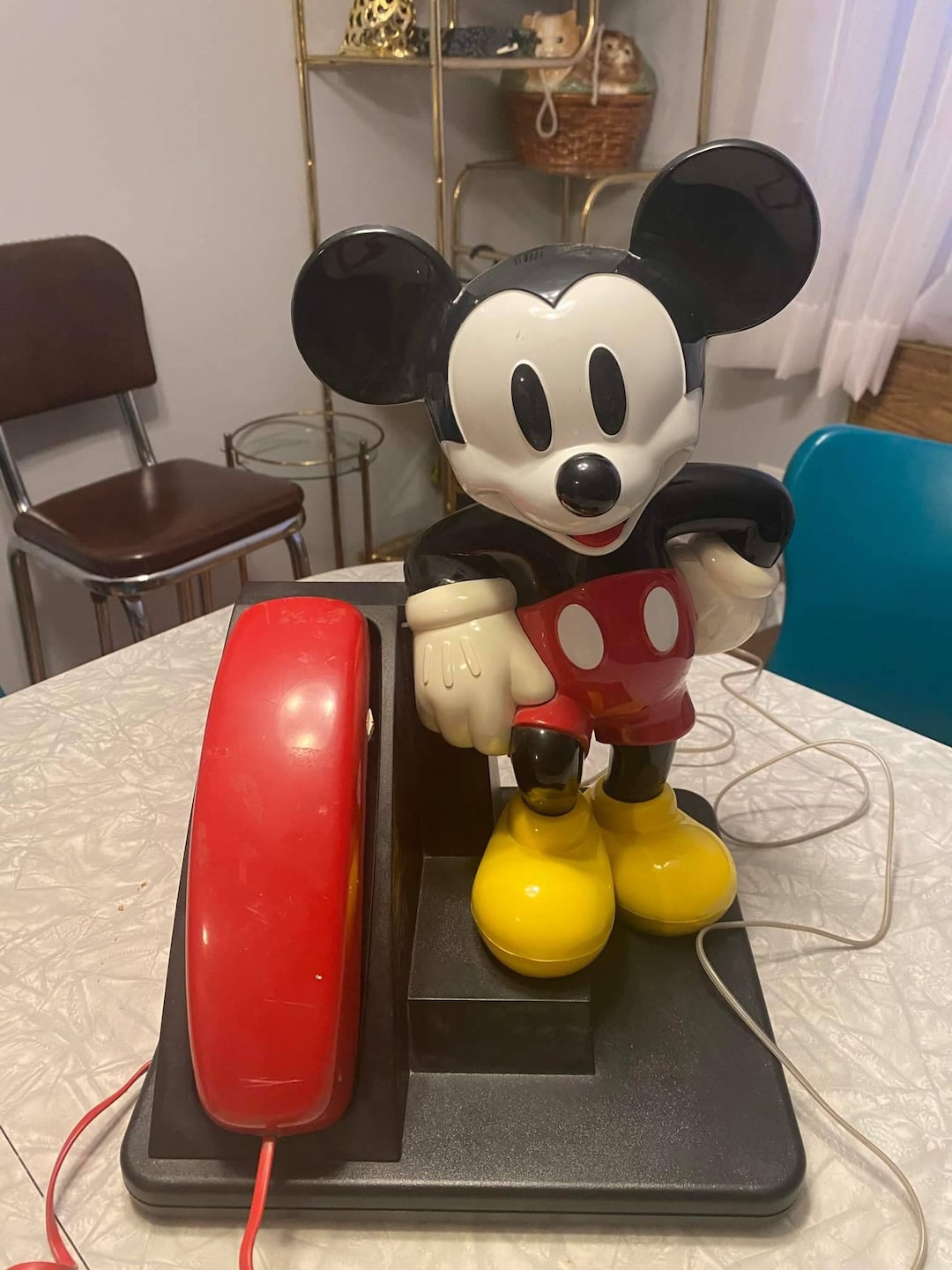 Disney, Mickey Mouse, Landline Telephone, Vintage 90s, Vintage ...
