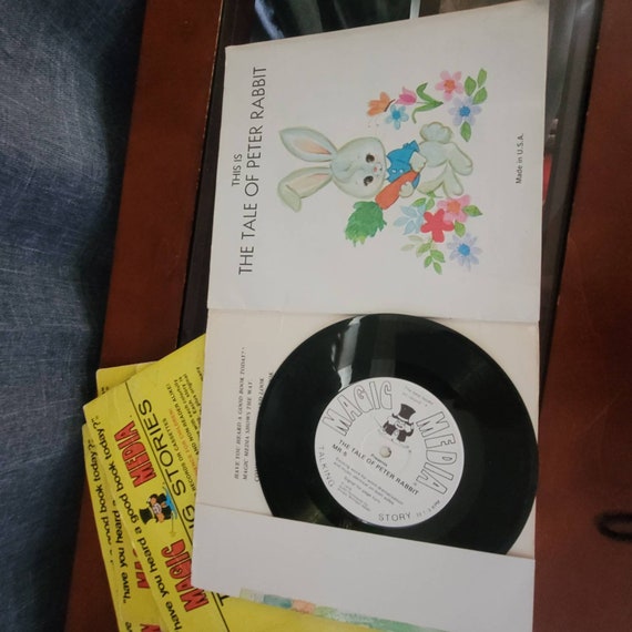 Magic Media Books with Records Collection, Vintage 70… - Gem