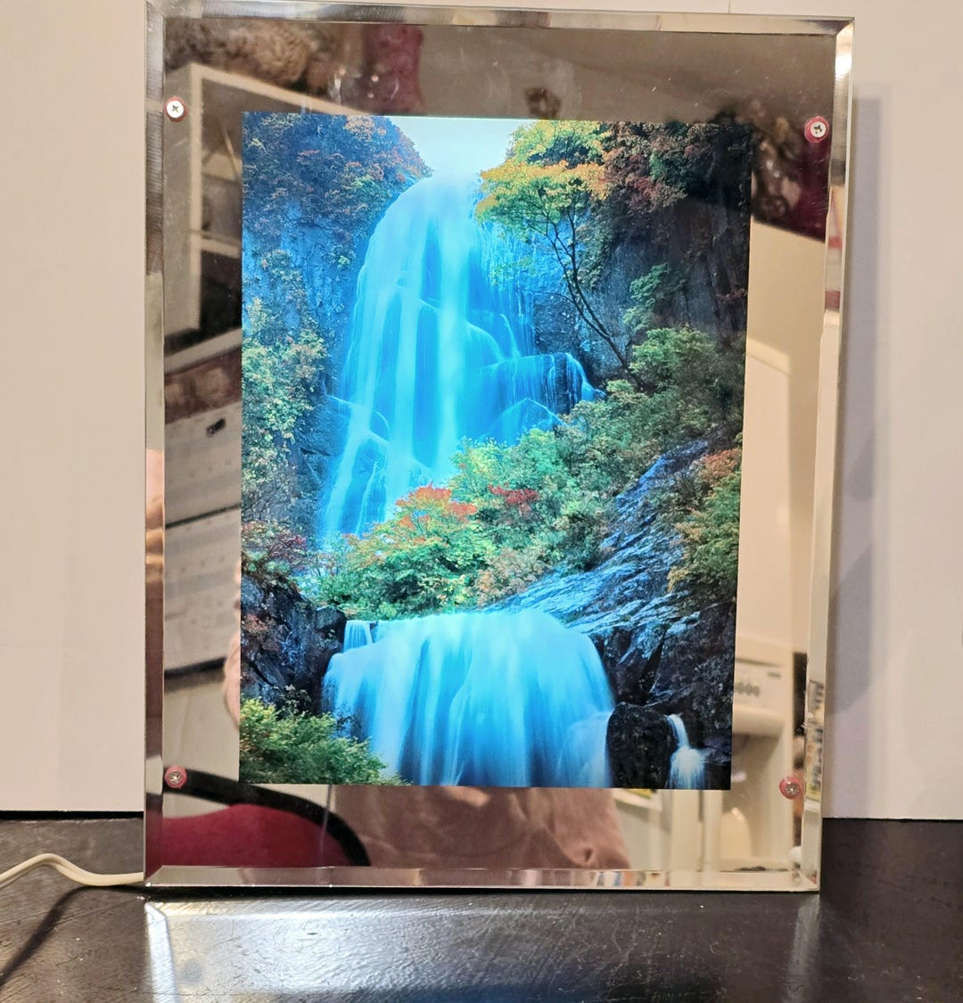 Motion&sound Wall Hanging,motion Picture Waterfall, Vintage 70s, Motion ...