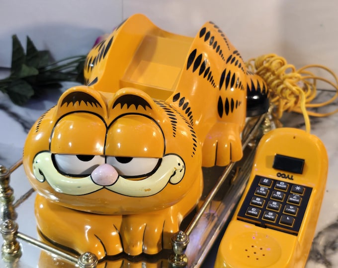 Garfield, Landline Telephone, Vintage 80s, Vintage Garfield Telephone ...