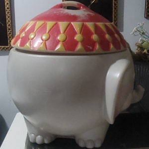 Elephant Toy Box, Vintage 70's, Elephant, Vintage Toy Chest & Lid, Blow ...