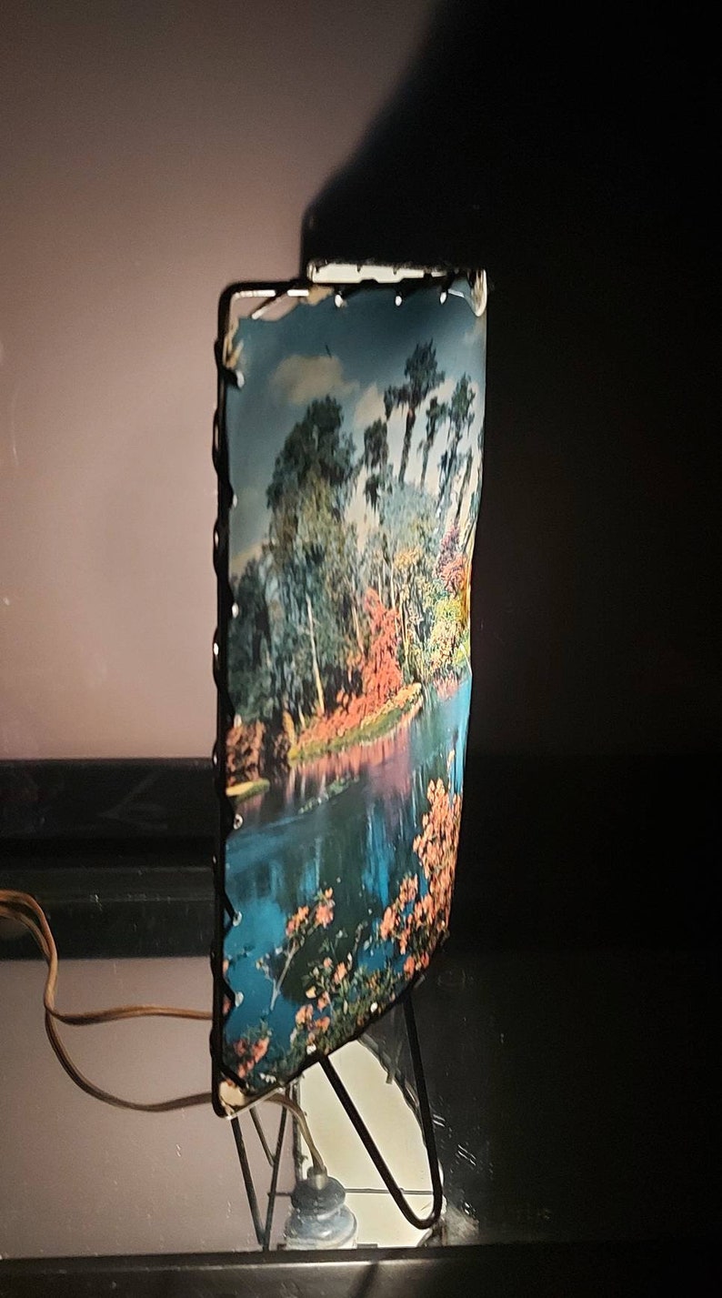 Scenery Lamp, Helmscene, TV Lamp, Midcentury Lamp, Illuminated, Outdoor ...