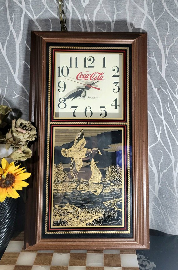 Hanover Coca-cola Quartz Pendulum Clock Vintage Wall Clock | Etsy