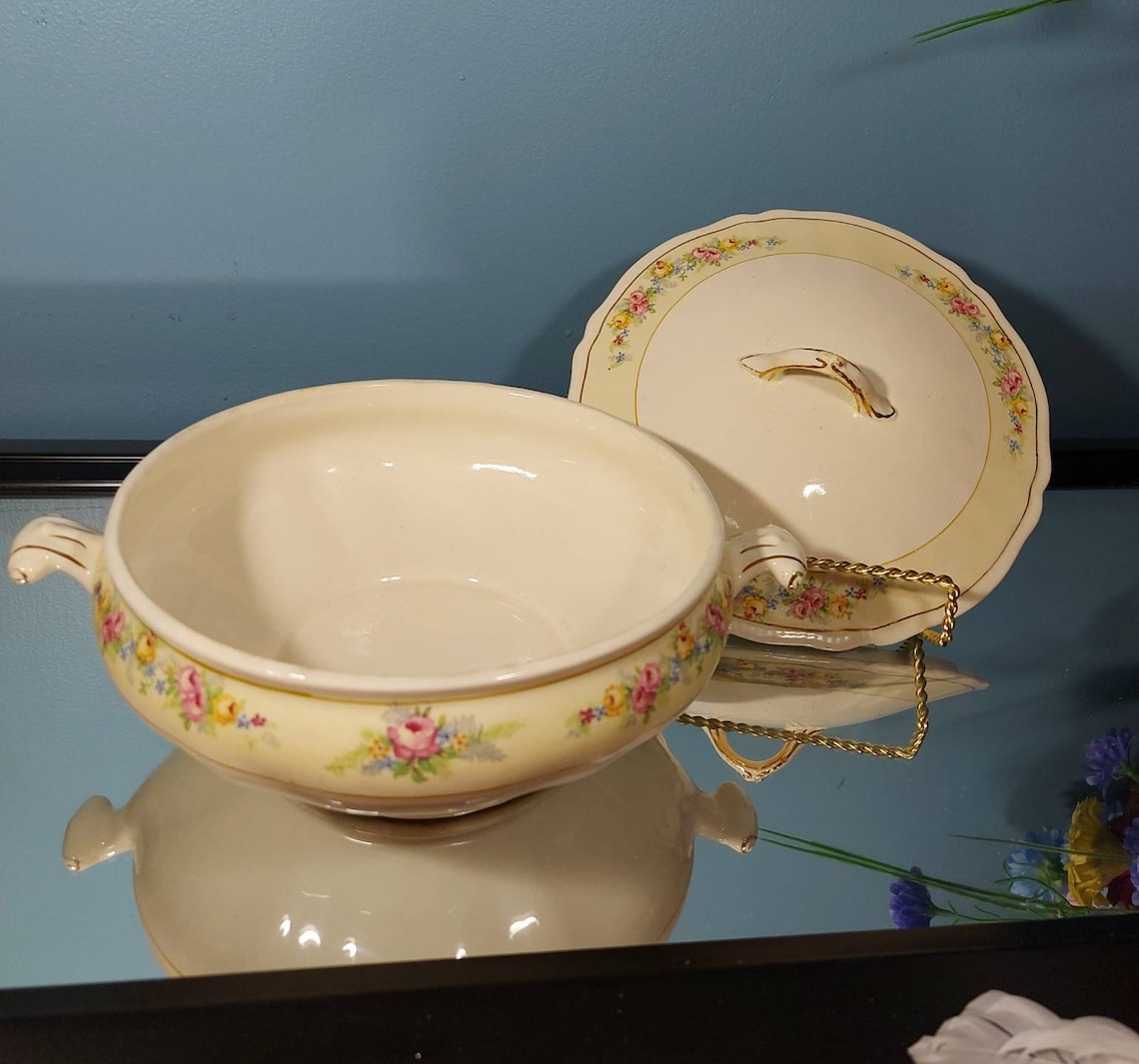 Sovereign Potters Earthenware Tureen Bowl Vintage Casserole | Etsy Canada