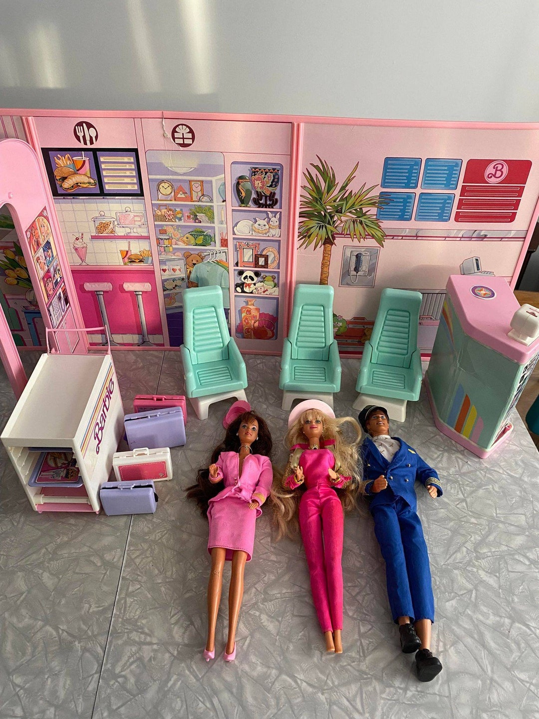Mattel, Barbie Flight Time, Vintage 80s, Vintage Barbies, Ken Doll ...