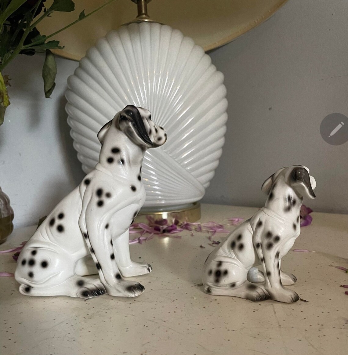 Dalmation Statues, (2pcs), Figurines, Statues, Ceramic , Dogs, Home ...