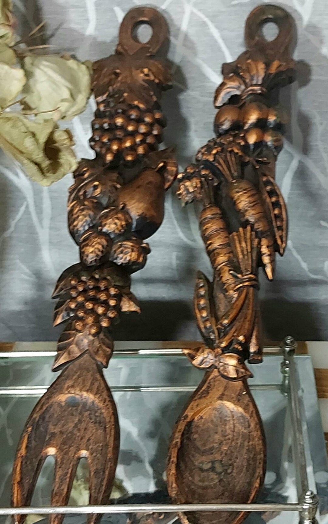 Coppercraft Guild, Wall Hangings, Oversized Utensils, Spoon&fork ...