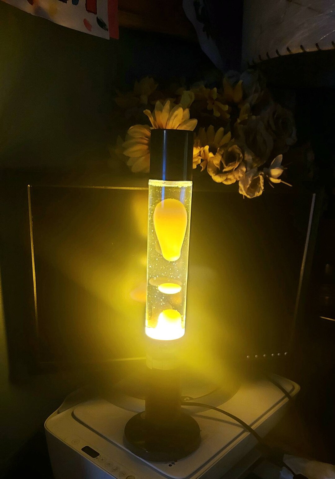 BATMAN Lava Lamp Bright Yellow Lava Vintage Lava - Etsy