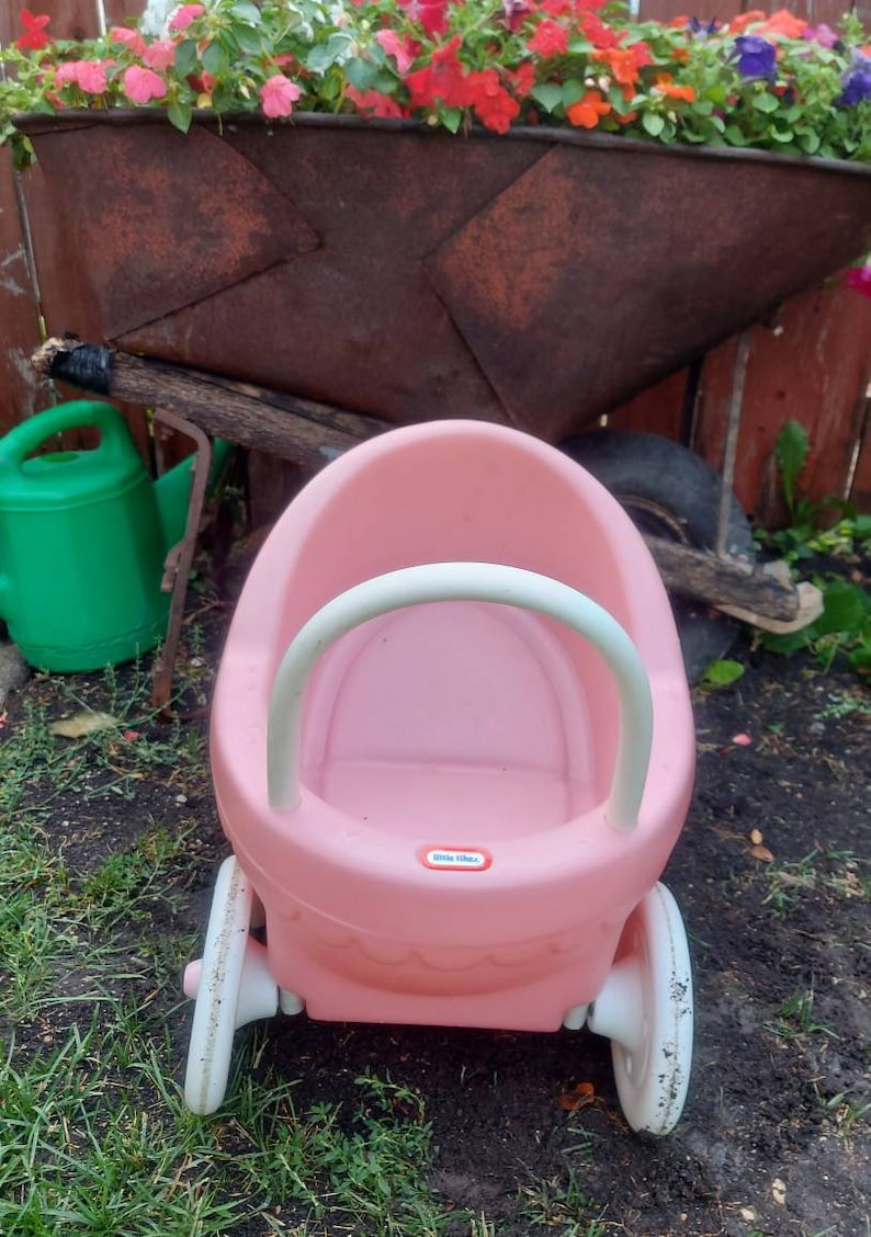 Life Size, Little Tikes, Doll Stroller, Vintage 90s, Durable Plastic ...