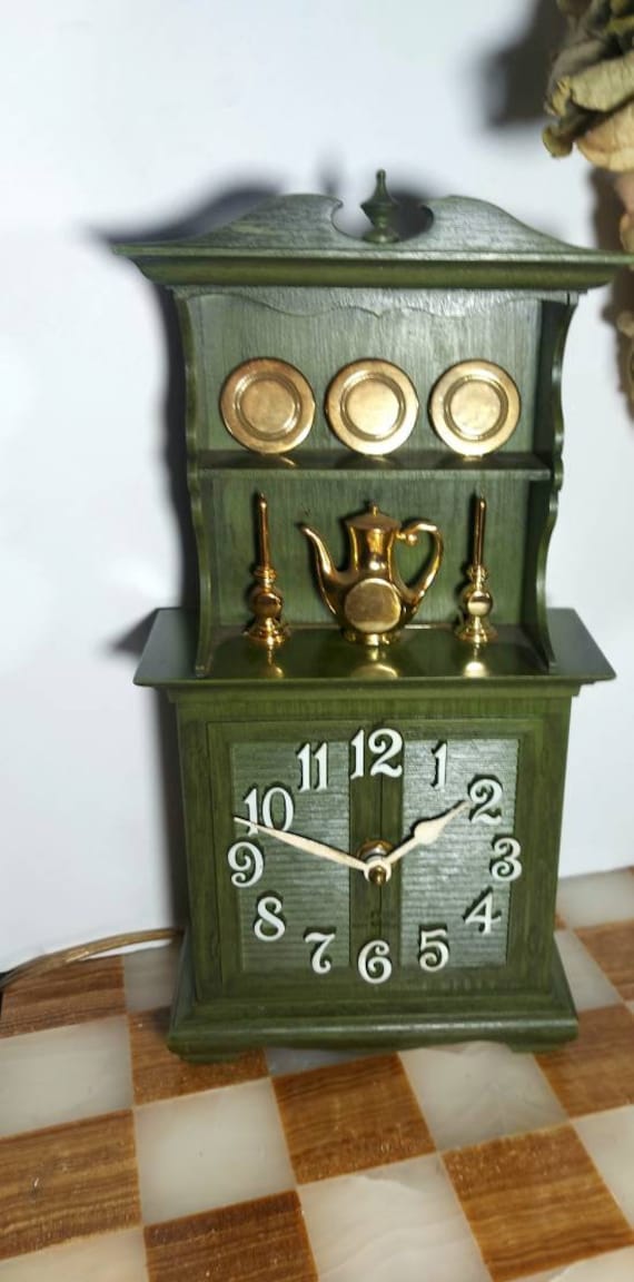Spartus, Electric Clock, Vintage 50s, Kitchen Decor, … - Gem