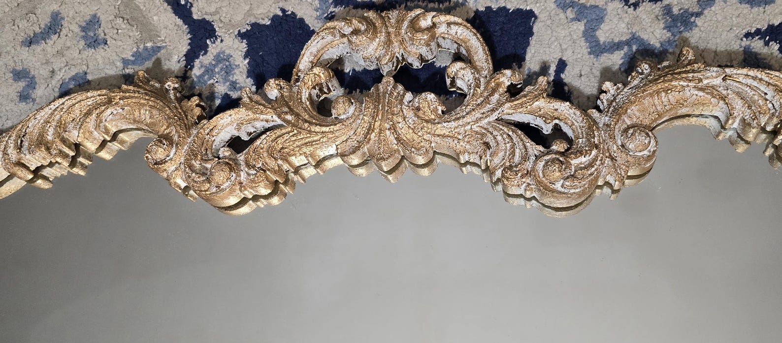 Wonder Glo, Wall Mirror, Large, Gold Mirror, Ornate Border, Wall Decor ...