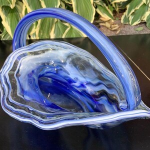 Sooner Glass, Centrepiece, Vintage, Hand Blown, Canadian, Art Glass ...